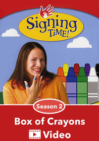 Signing Time Season 2, Ep. 12: Box of Crayons - Video | Shop | Momcat's ...
